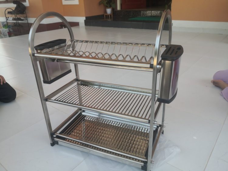 13 Rak Pinggan Mangkuk Stainless Steel Terbaik 2024 - Dapurware