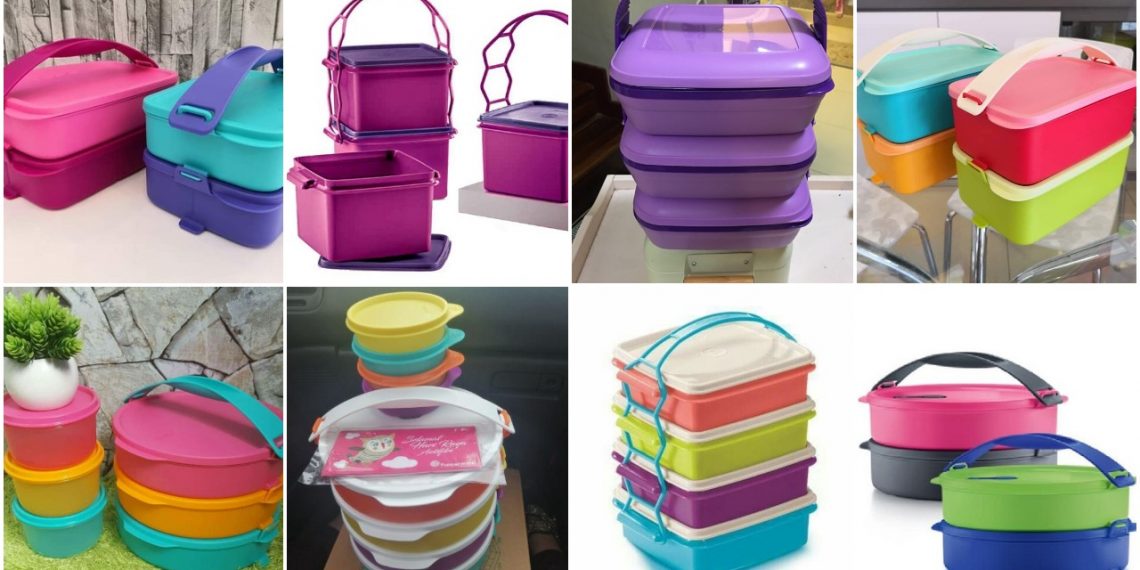 8 Mangkuk Tingkat Tiffin Tupperware Popular Malaysia 2023 - Dapurware